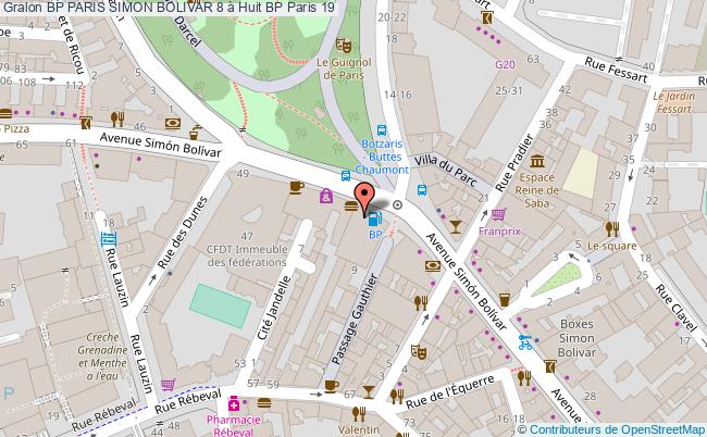 Station BP PARIS SIMON BOLIVAR 8 à Huit essence BP Paris