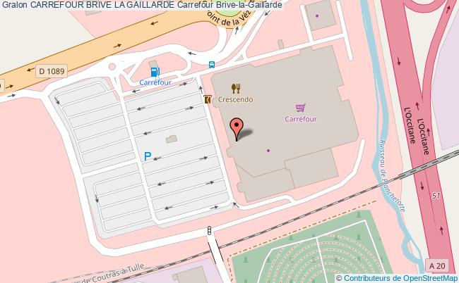 Station CARREFOUR BRIVE LA GAILLARDE essence Carrefour Brive-la-Gaillarde