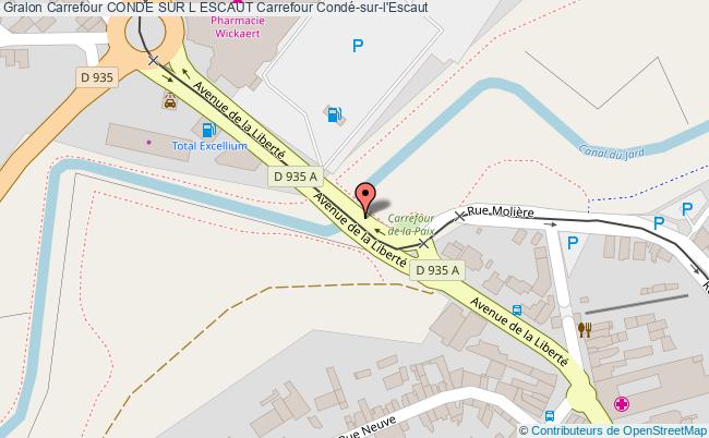 Station Carrefour CONDE SUR L ESCAUT essence Carrefour Condé-sur-l'Escaut