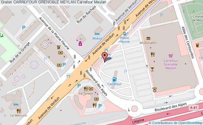 Station CARREFOUR GRENOBLE MEYLAN essence Carrefour Meylan