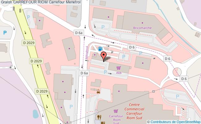 Station CARREFOUR RIOM essence Carrefour Ménétrol