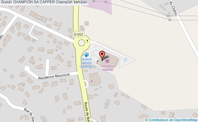 Station CHAMPION SA CAPPER essence Champion Mimizan