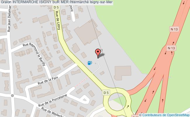 Station INTERMARCHE ISIGNY SUR MER essence Intermarché Isigny-sur-Mer