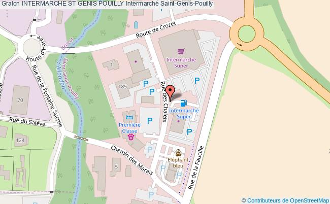 Station INTERMARCHE ST GENIS POUILLY essence Intermarché Saint-Genis ...