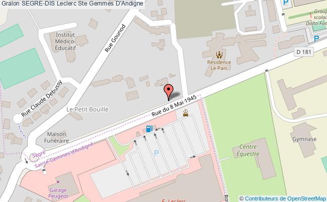 Station SEGRE-DIS essence Leclerc Sainte-Gemmes-d'Andigné