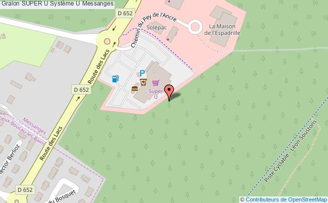 Station SUPER U essence Système U Messanges