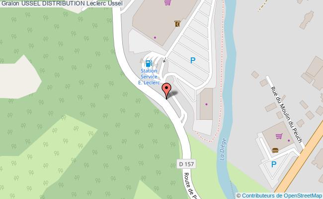 Station USSEL DISTRIBUTION essence Leclerc Ussel