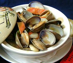 Clams informations calories Clams