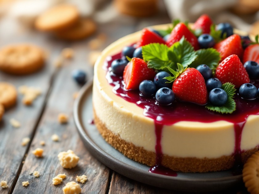 Recette Cheesecake sans cuisson : un dessert onctueux et facile