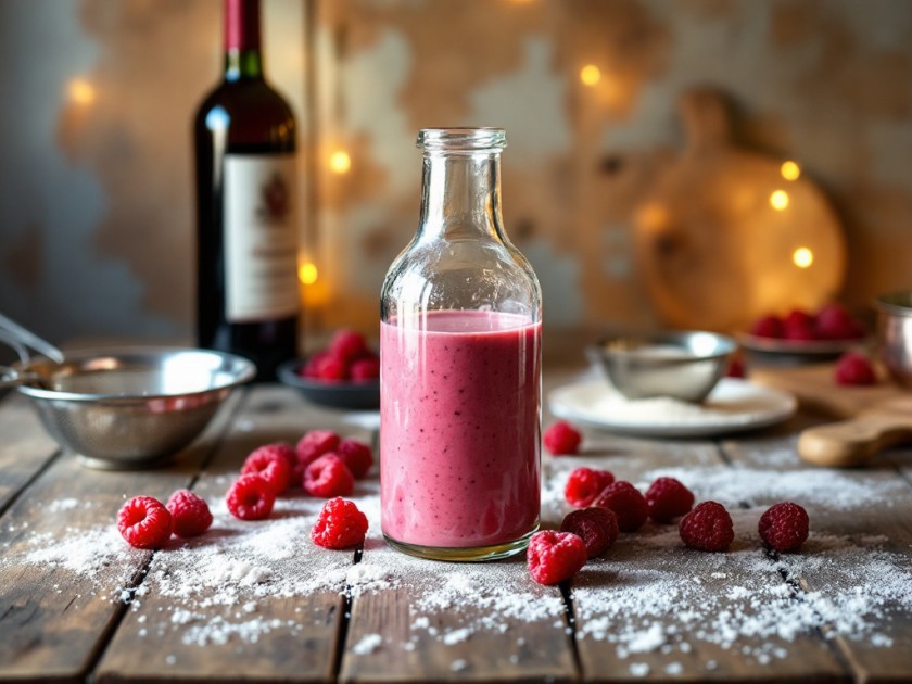 Recette Crème de Framboises Maison pour Kir Apéritif