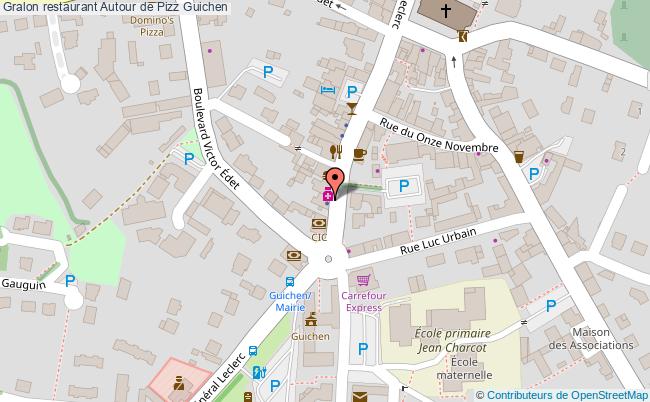 Restaurant Autour De Pizz Guichen