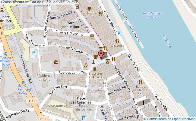 Restaurant Bar De L'hôtel De Ville Tournus