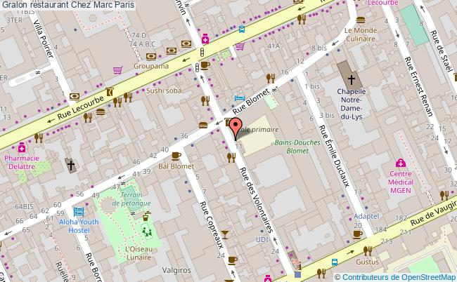 Restaurant Chez Marc Paris