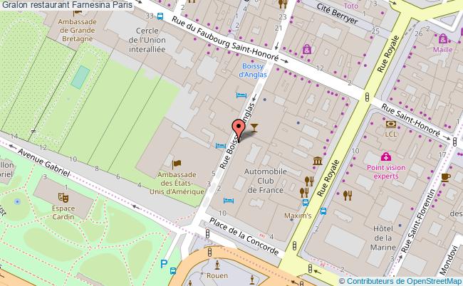 Restaurant Farnesina Paris