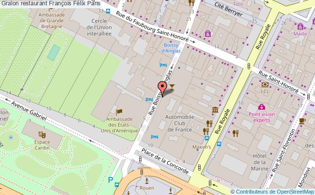 Restaurant François Félix Paris