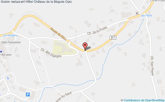 Restaurant Hôtel Château De La Bégude Opio