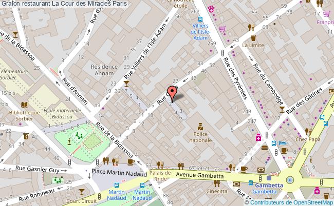 Restaurant La Cour Des Miracles Paris