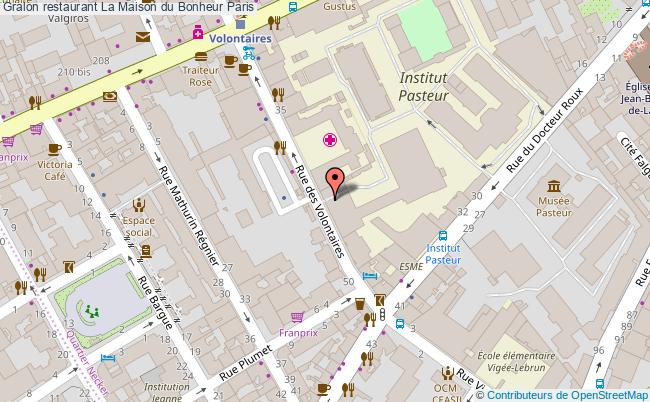 Restaurant La Maison Du Bonheur Paris