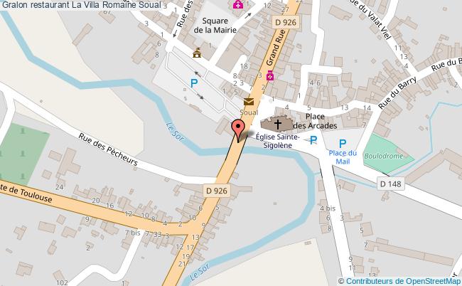 Restaurant La Villa Romaine Soual