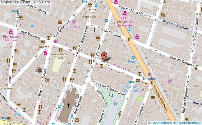 Restaurant Le 15 Paris