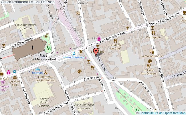 Restaurant Le Lieu Dit Paris