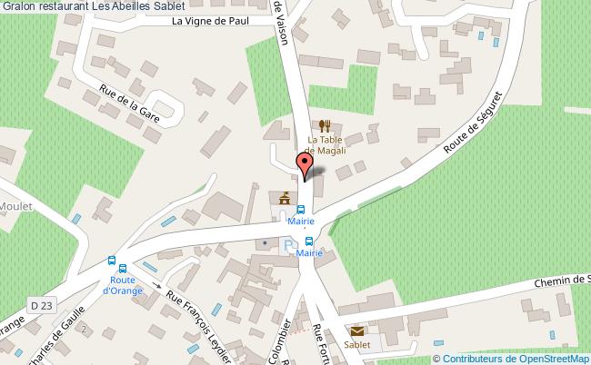 Restaurant Les Abeilles Sablet