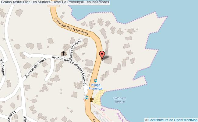 Restaurant Les Muriers- Hôtel Le Provençal Les Issambres