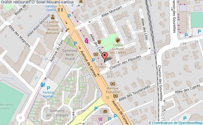 Restaurant O' Soleil Mouans-sartoux