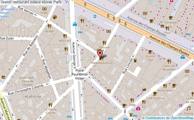 Restaurant Palace Elysee Paris