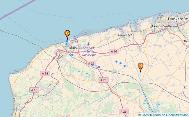 Canal de Calais canal de la rivière neuve