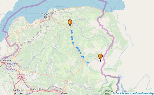 La Dranse de Morzine rivière la dranse de morzine