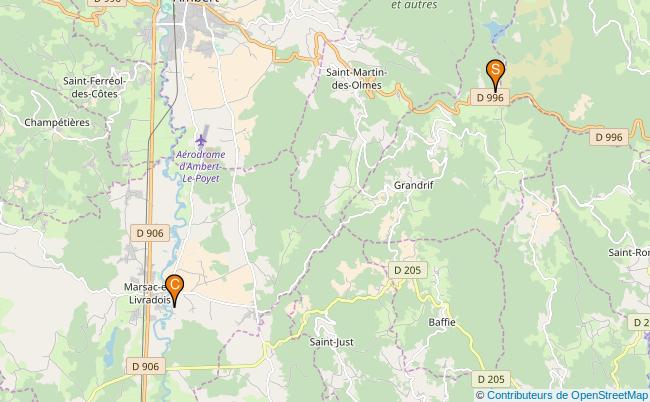 la Grand Rive ruisseau de grandrif