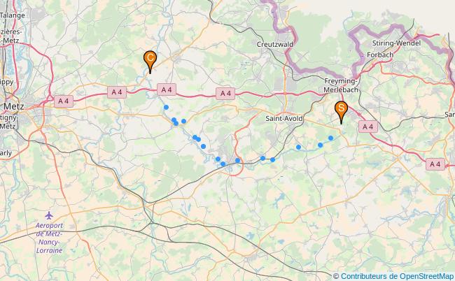 La Nied Allemande rivière la nied allemande