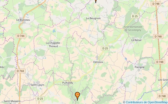 le Fenioux ruisseau de la fontaine au loup