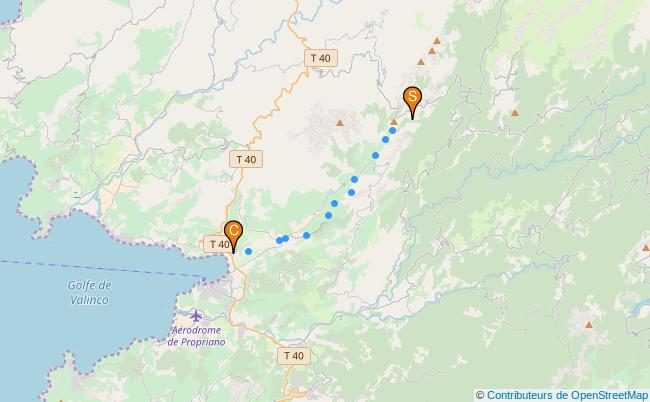 Rivière Baraci ruisseau de valle mala