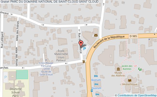 Parc Du Domaine National De Saint-cloud Saint Cloud