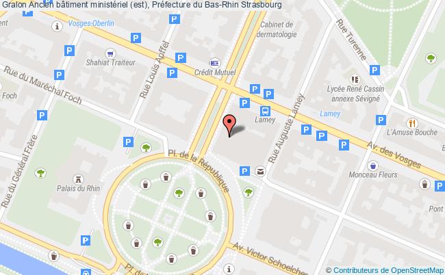 Ancien bâtiment ministériel (est), préfecture du bas-rhin Strasbourg ...