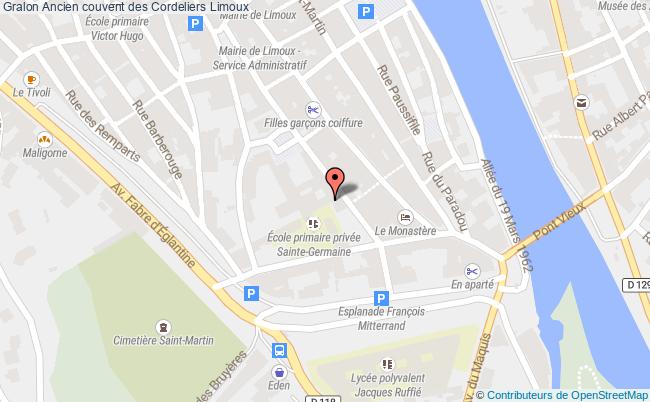 Ancien couvent des cordeliers Limoux tourisme