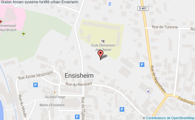 Ancien système fortifié urbain Ensisheim tourisme