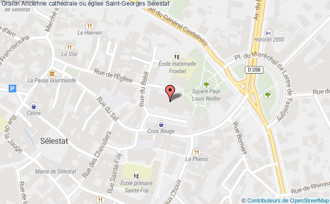 Ancienne cathédrale ou église saint-georges Sélestat tourisme