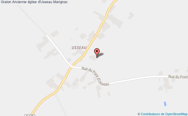 Ancienne église d'usseau Marignac tourisme