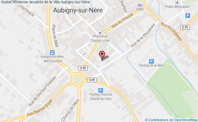 Ancienne enceinte de la ville Aubigny-sur-nère tourisme