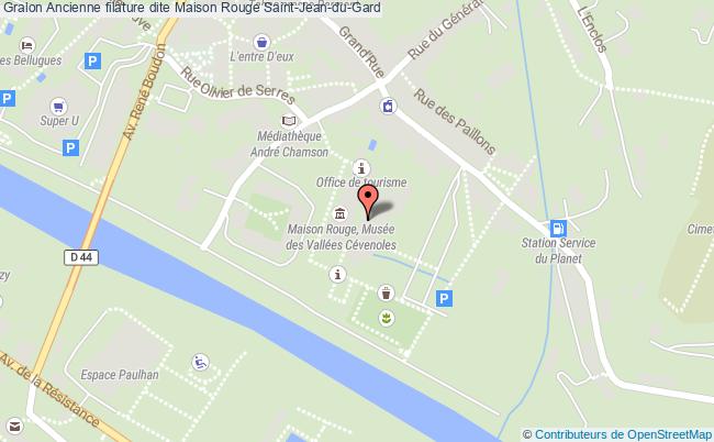 Ancienne filature dite maison rouge Saint-jean-du-gard tourisme