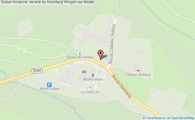 Ancienne verrerie du hochberg Wingen-sur-moder tourisme