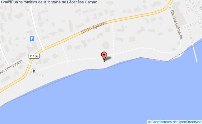 Bains romains de la fontaine de légenèse Carnac tourisme