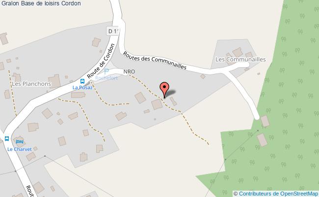 Base de loisirs Cordon tourisme