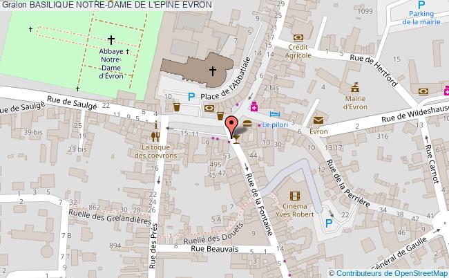 Basilique notre-dame de l'epine Evron tourisme Edifices et art religieux