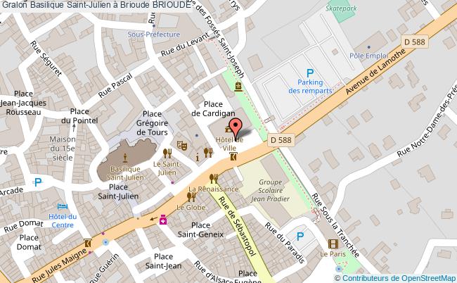 Basilique saint-julien à brioude Brioude tourisme Edifices religieux