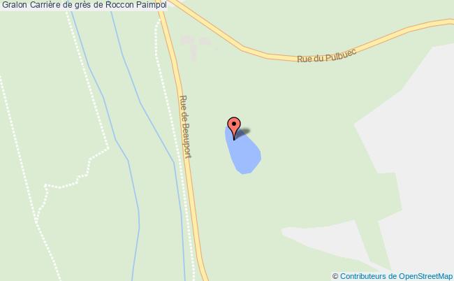 Carrière de grès de roccon Paimpol tourisme