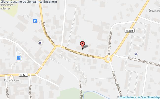 Caserne de gendarmes Ensisheim tourisme